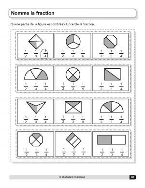 Canadian French Math Basics Grade 1 - eBook - Chalkboard Publishing