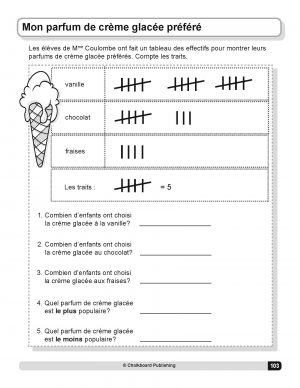 Canadian French Math Basics Grade 1 - eBook - Chalkboard Publishing