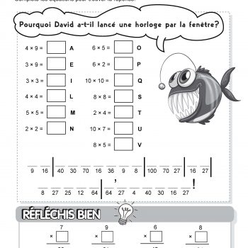 Canadian French Math Basics Grade 3 - eBook - Chalkboard Publishing