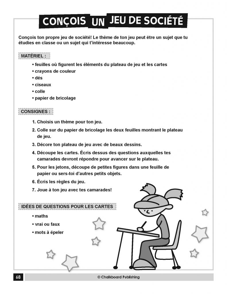 Canadian French Time Fillers Grades 2-3 - eBook - Chalkboard Publishing