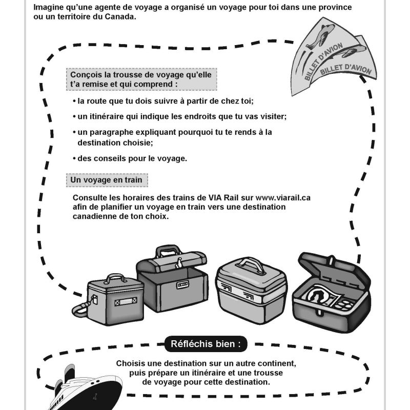 Canadian French Time Fillers Grades 4-6 - eBook - Chalkboard Publishing