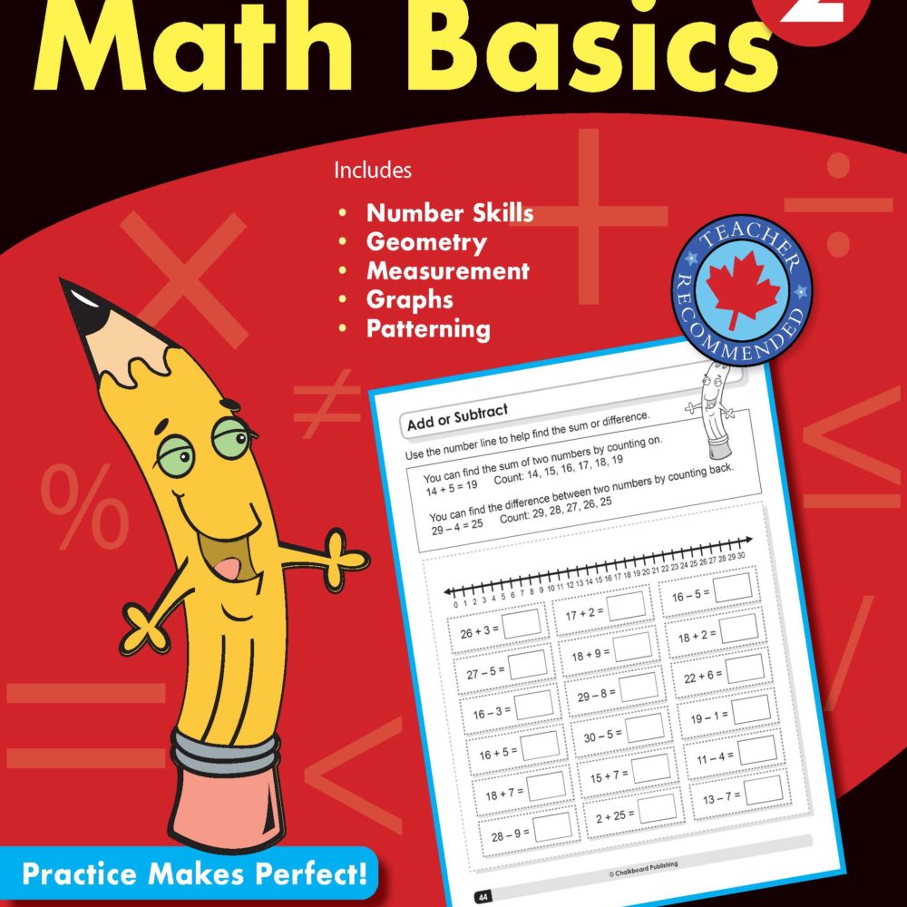 Canadian Math Basics Grade 2 Workbook