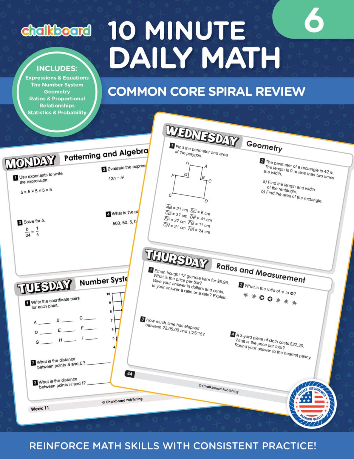 Grade 3 Daily Math Curriculum Workbook