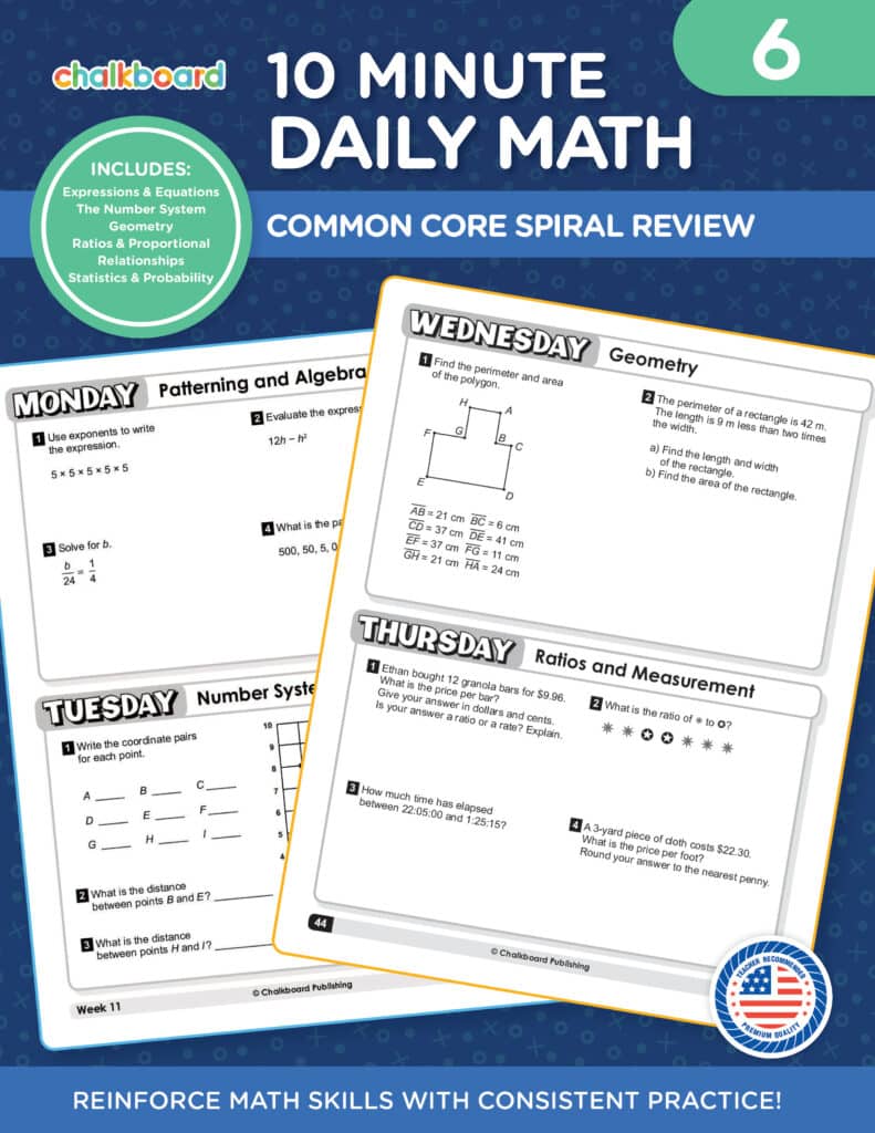 Common Core Grade 6 - Essentials Bundle - Chalkboard Publishing