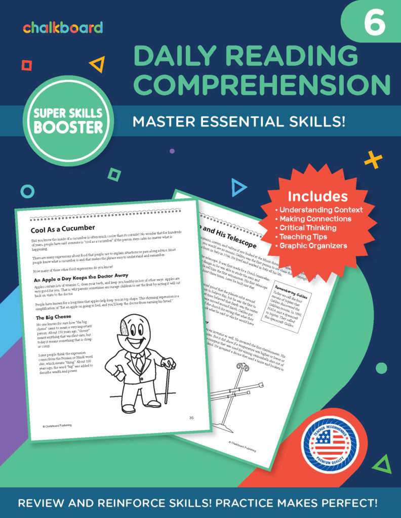 Daily Reading Comprehension Sixth Grade eBook