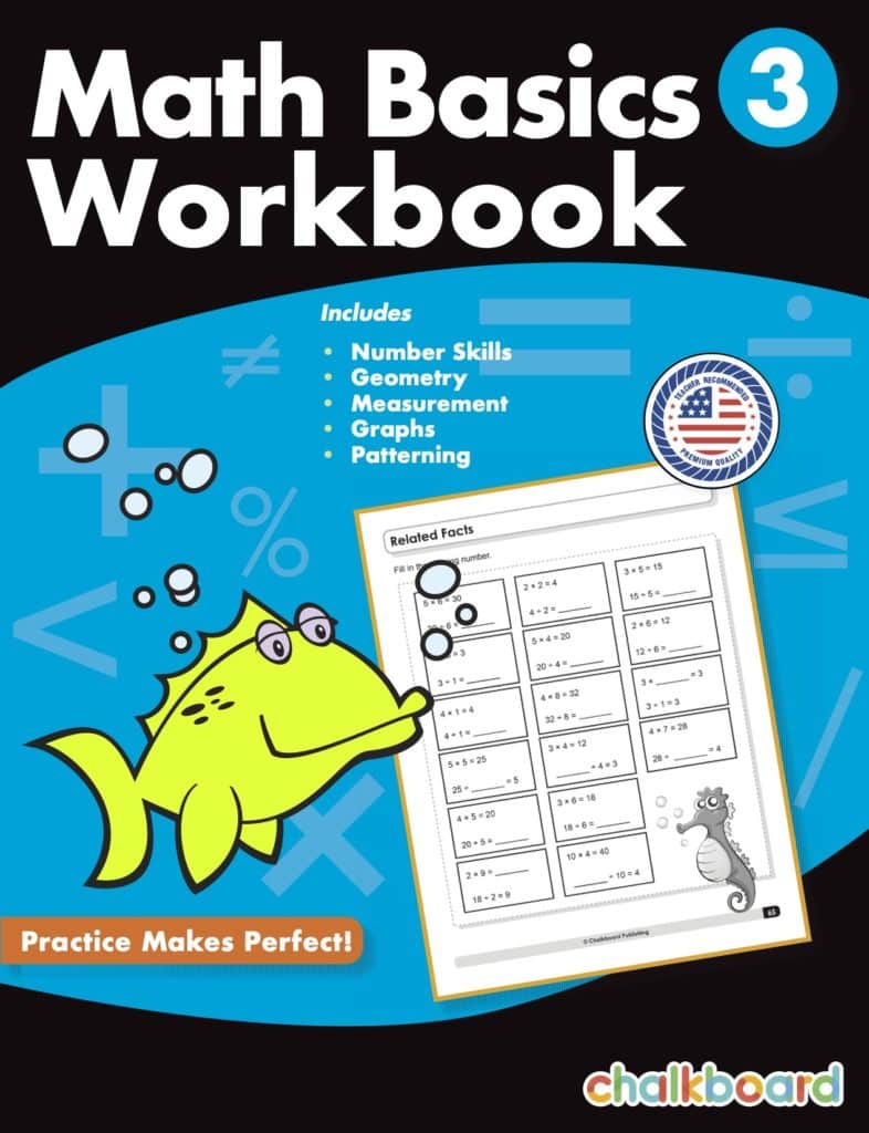 United States Grade 3 - Math Skills Bundle - Chalkboard Publishing
