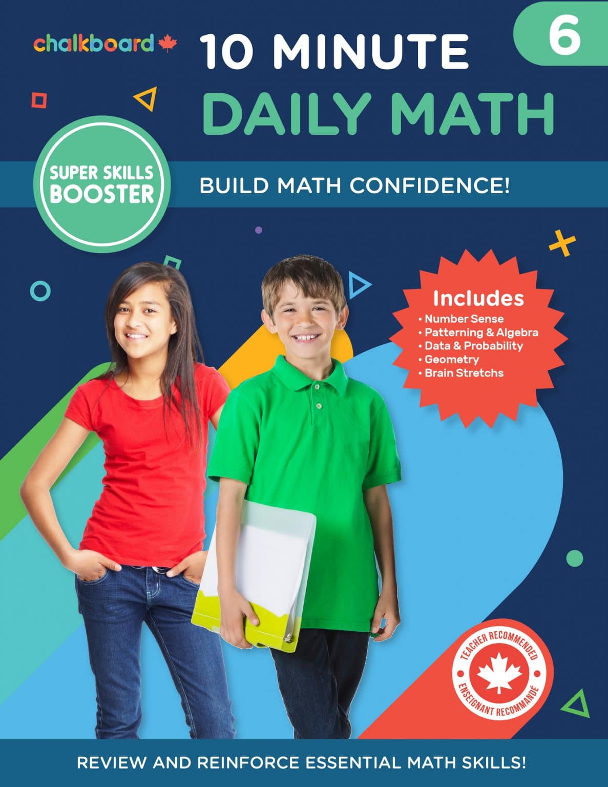 Canadian 10 Minute Daily Math Grade 1 - eBook - Chalkboard Publishing