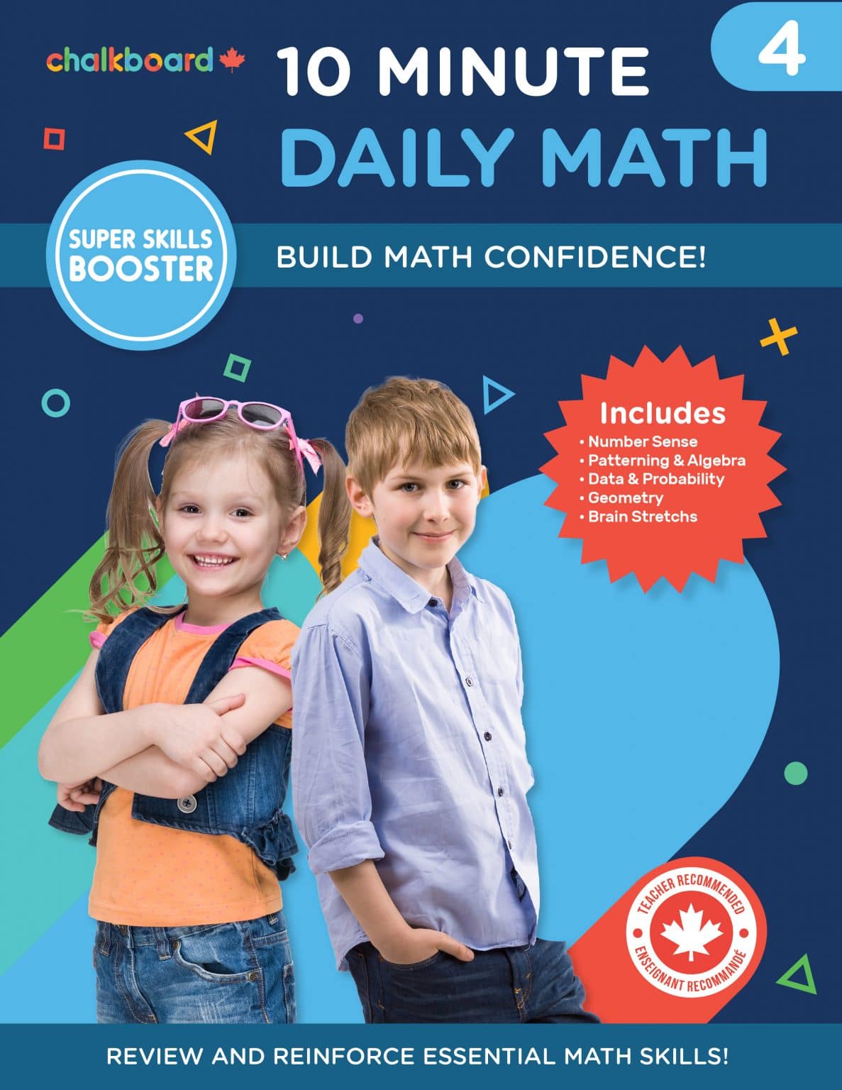 Canadian 10 Minute Daily Math Grade 1 - eBook - Chalkboard Publishing