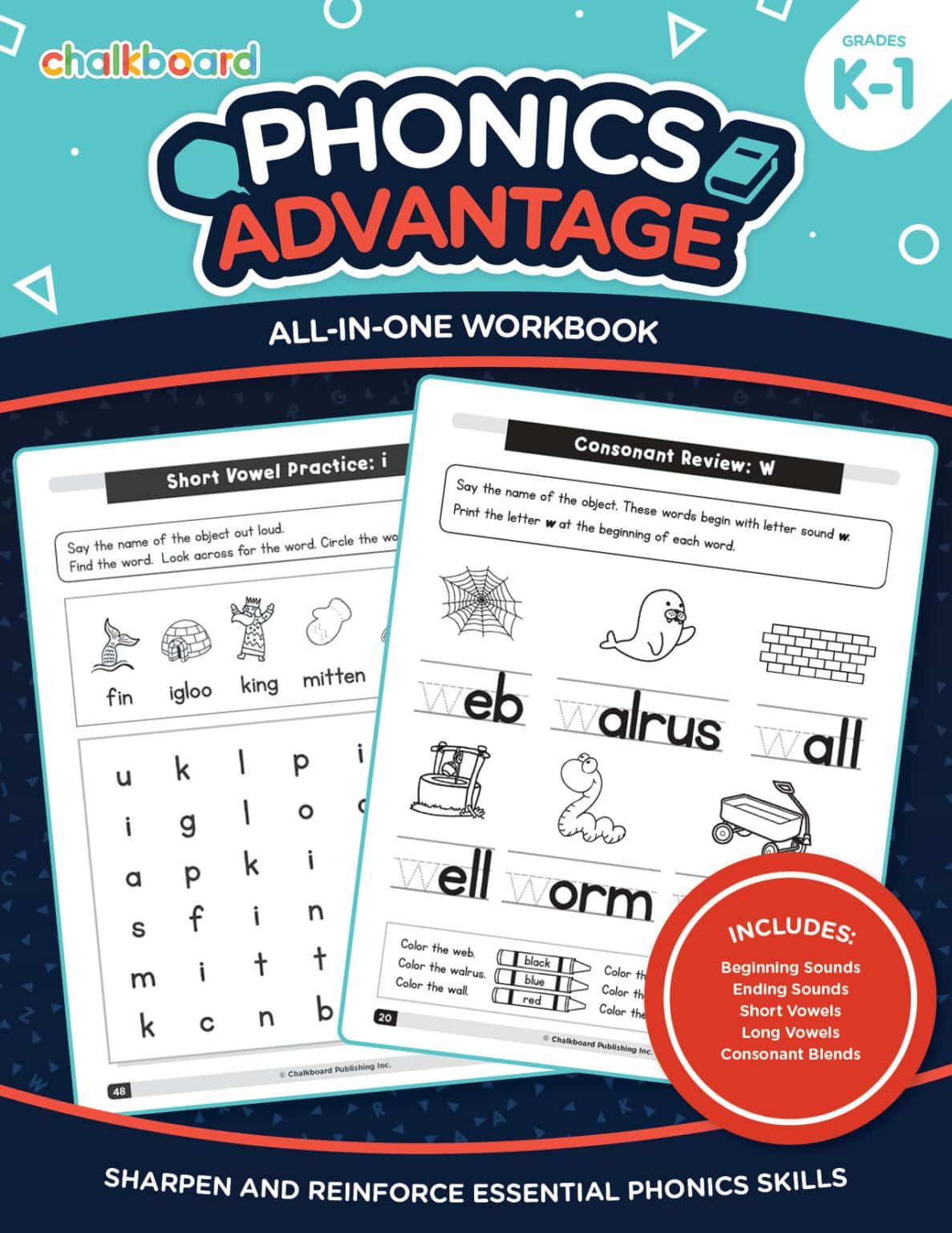 Phonics First Grade Workbook