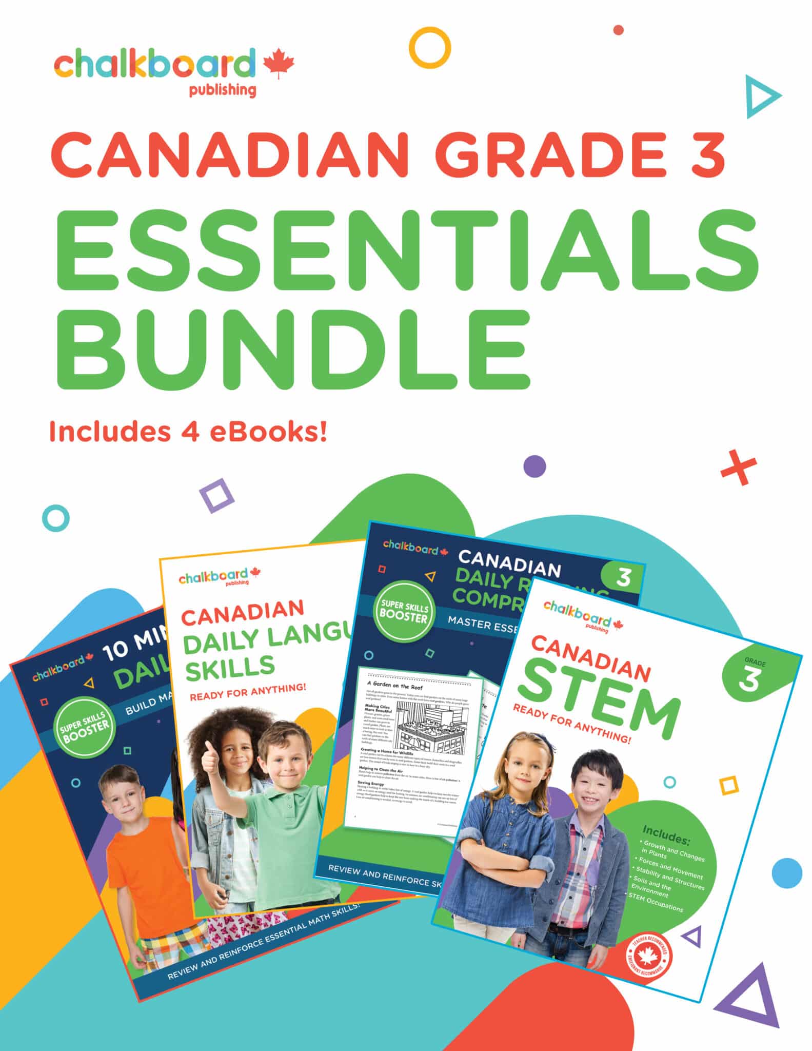 Canadian Grade 3 - Essentials Bundle - Chalkboard Publishing