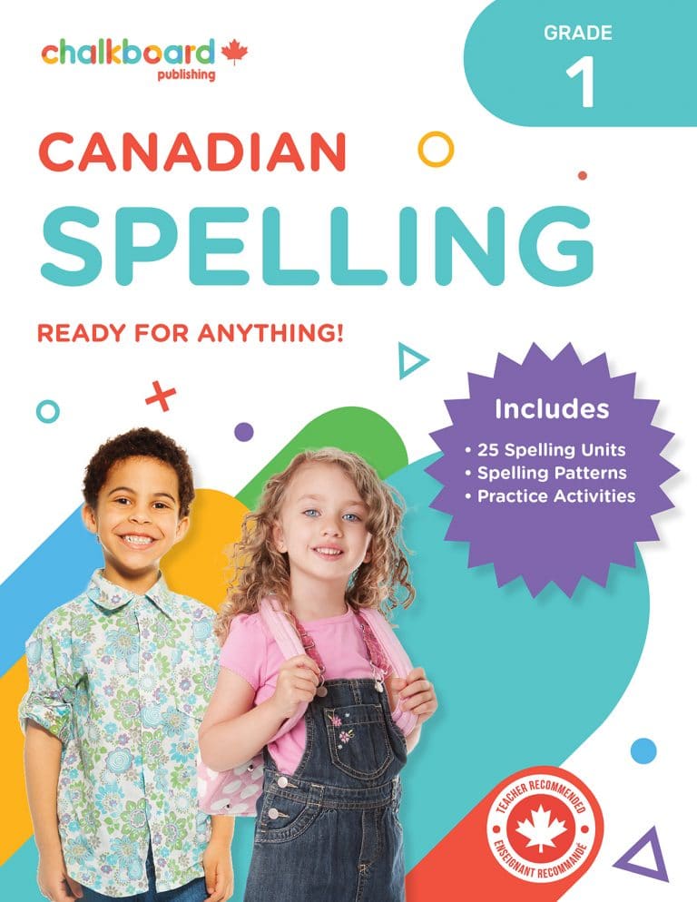 Canadian Spelling Grade 1 Workbook