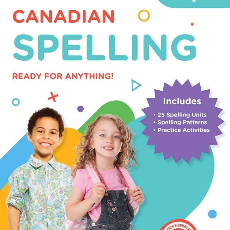 Canadian Spelling Grade 1 Workbook