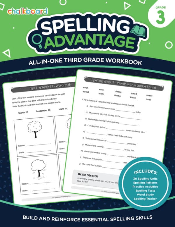 Spelling Third Grade eBook