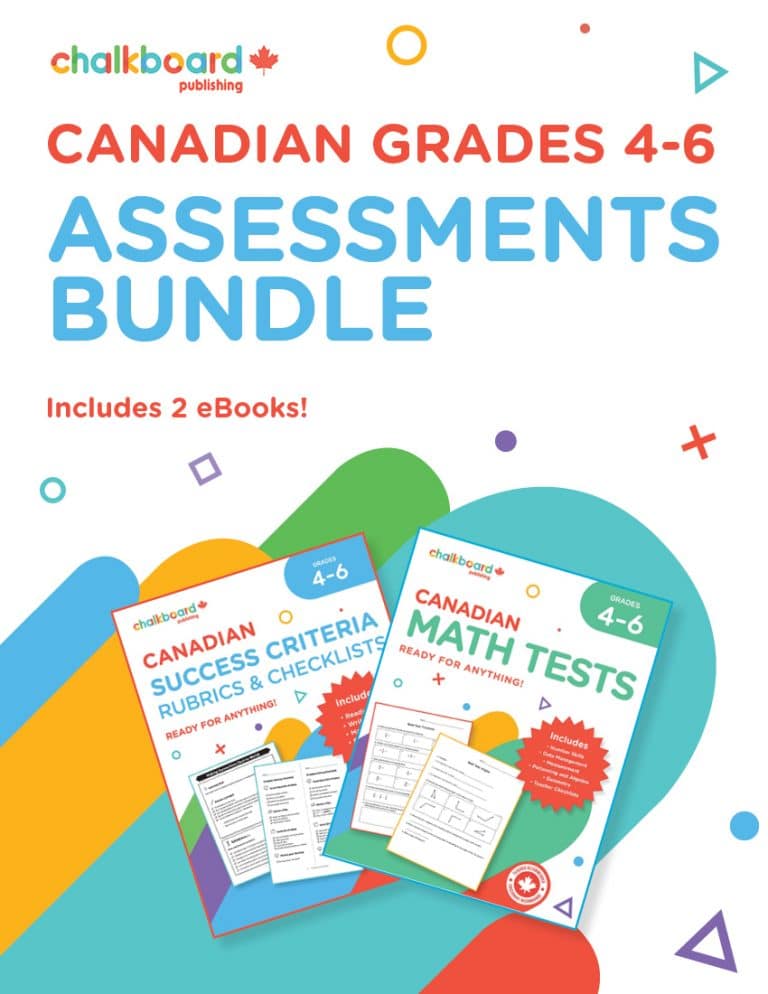 Canadian Grades 4-6 - Assessments Bundle - Chalkboard Publishing