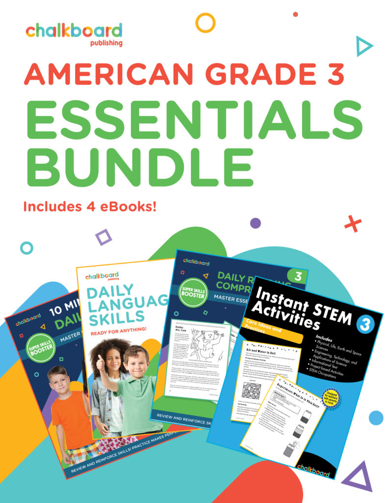 United States Grade 3 - Math Skills Bundle - Chalkboard Publishing
