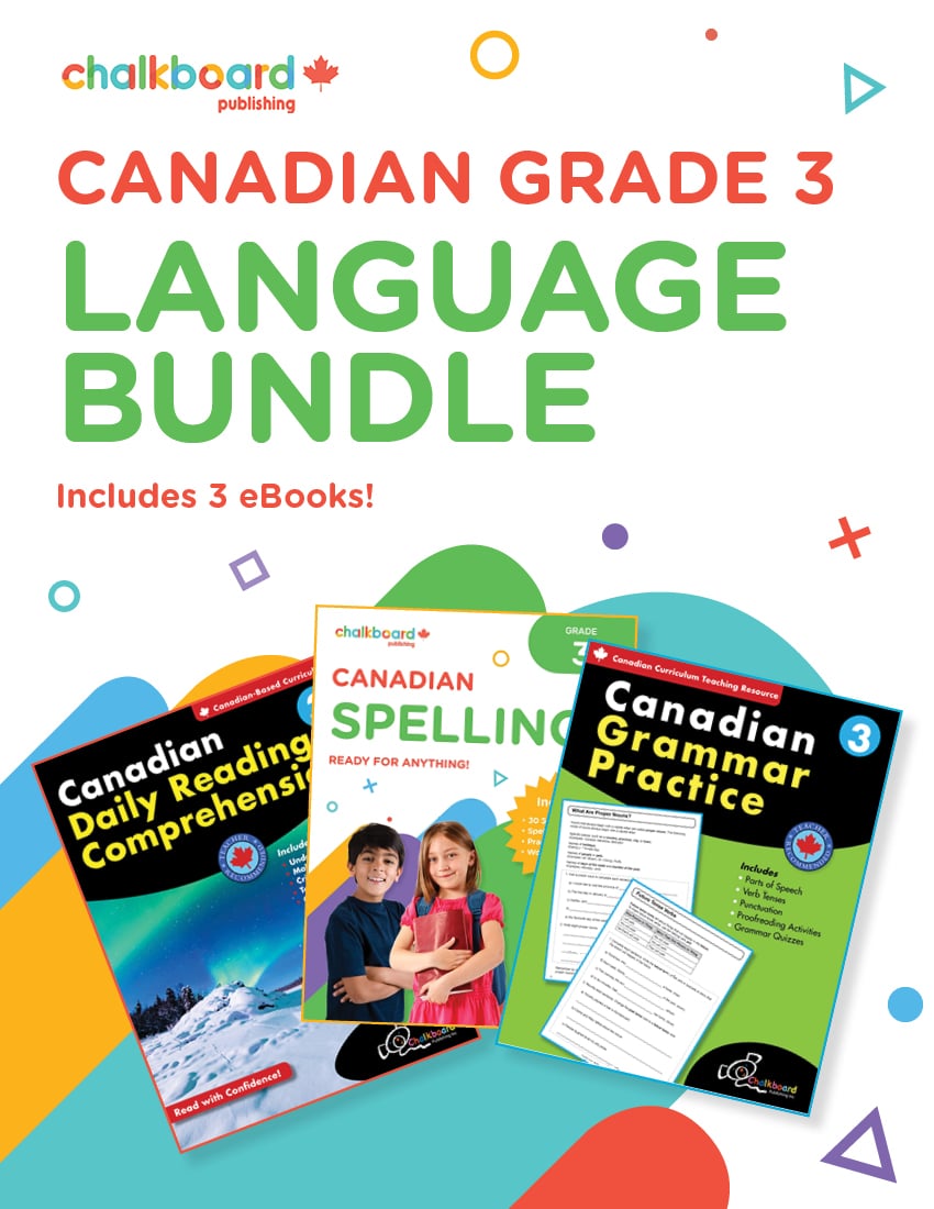 Canadian Grade 3 Language Skills Bundle Chalkboard Publishing