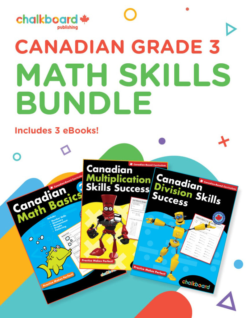 Canadian Grade 3 - Math Skills Bundle - Chalkboard Publishing