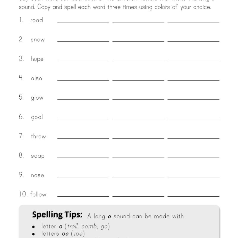Spelling Second Grade eBook