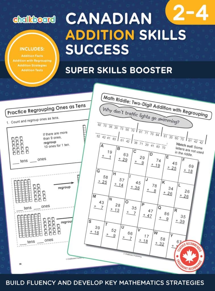 Canadian Grade 2 - Math Skills Bundle - Chalkboard Publishing