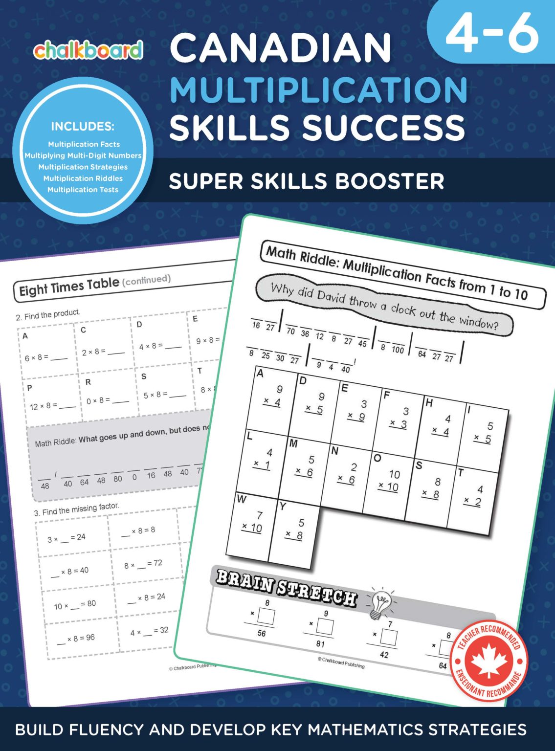 Canadian Grade 3 - Math Skills Bundle - Chalkboard Publishing