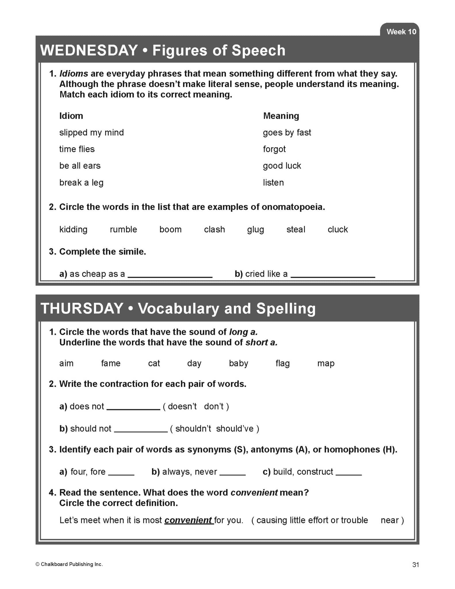Common Core Grade 4 Language Skills Bundle