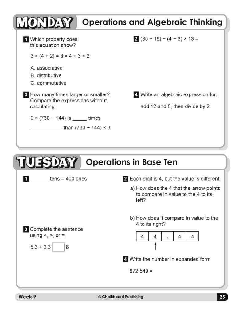 Common Core Grade 5 - Essentials Bundle - Chalkboard Publishing