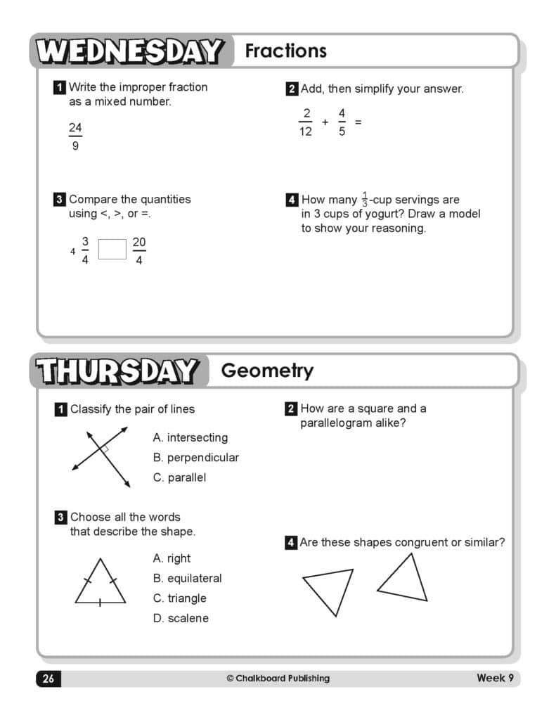 Common Core Grade 5 - Essentials Bundle - Chalkboard Publishing