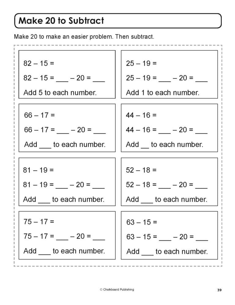 Common Core Grade 1 - Math Skills Bundle - Chalkboard Publishing
