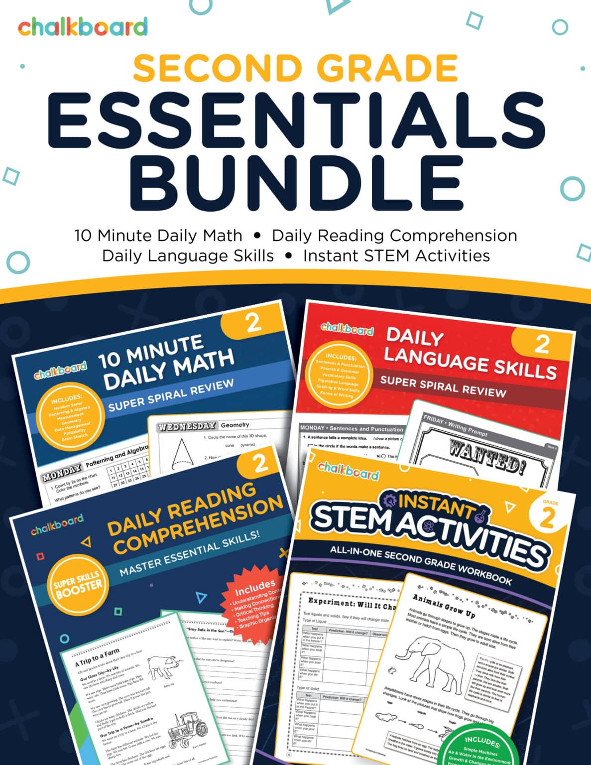 Common Core Grade 2 - Essentials Bundle - Chalkboard Publishing