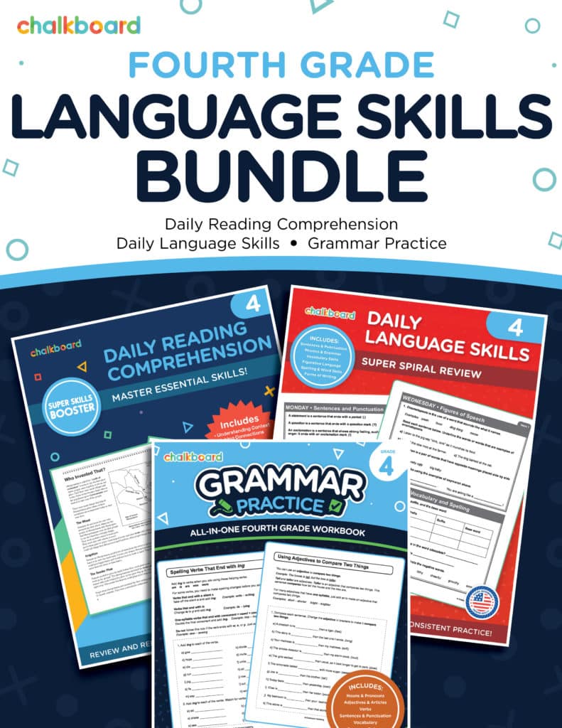 Common Core Grade 4 Language Skills Bundle