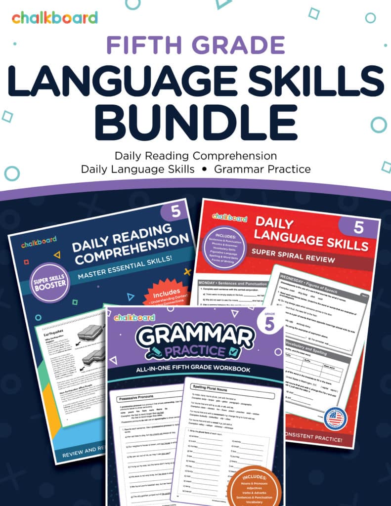 Common Core Grade 5 Language Skills Bundle