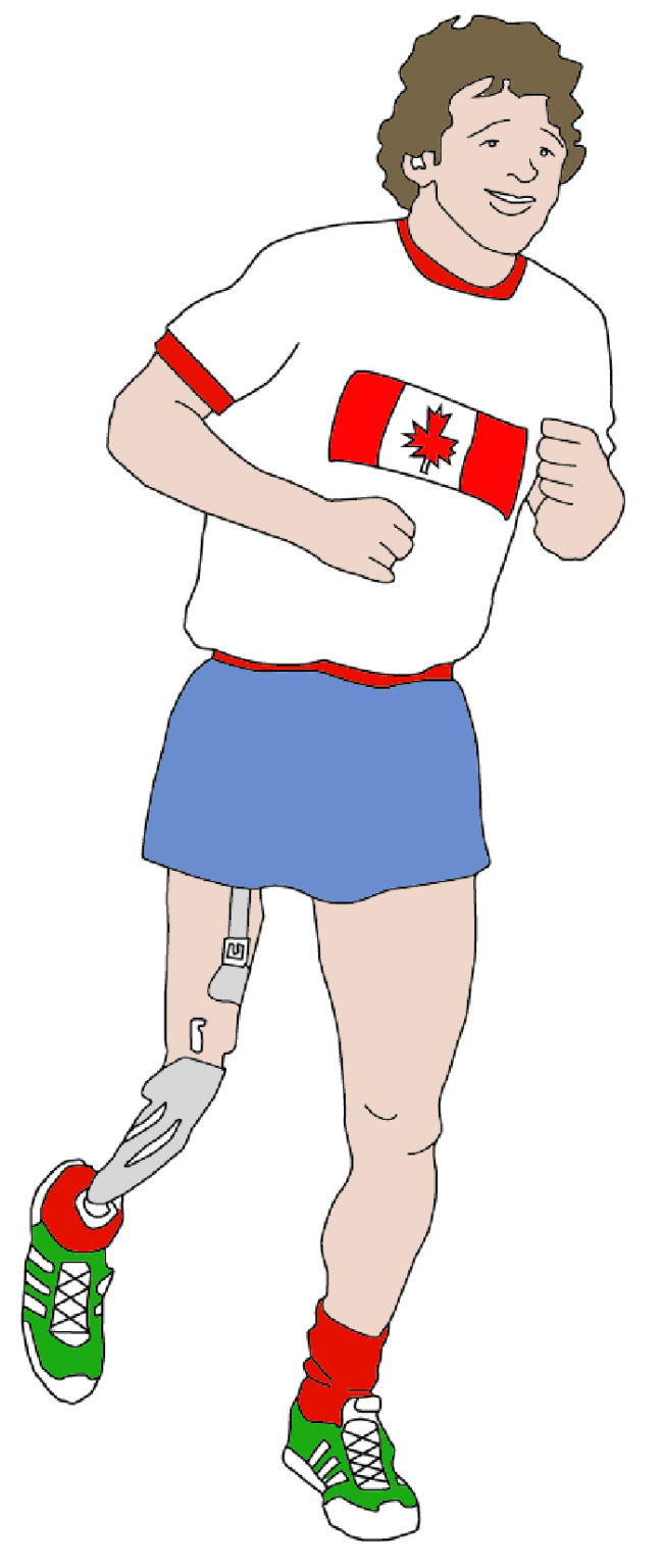 terry fox shoe art - DrBeckmann