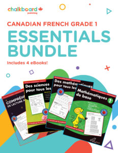 Canadian French Grade 1 - Essentials Bundle - Chalkboard Publishing