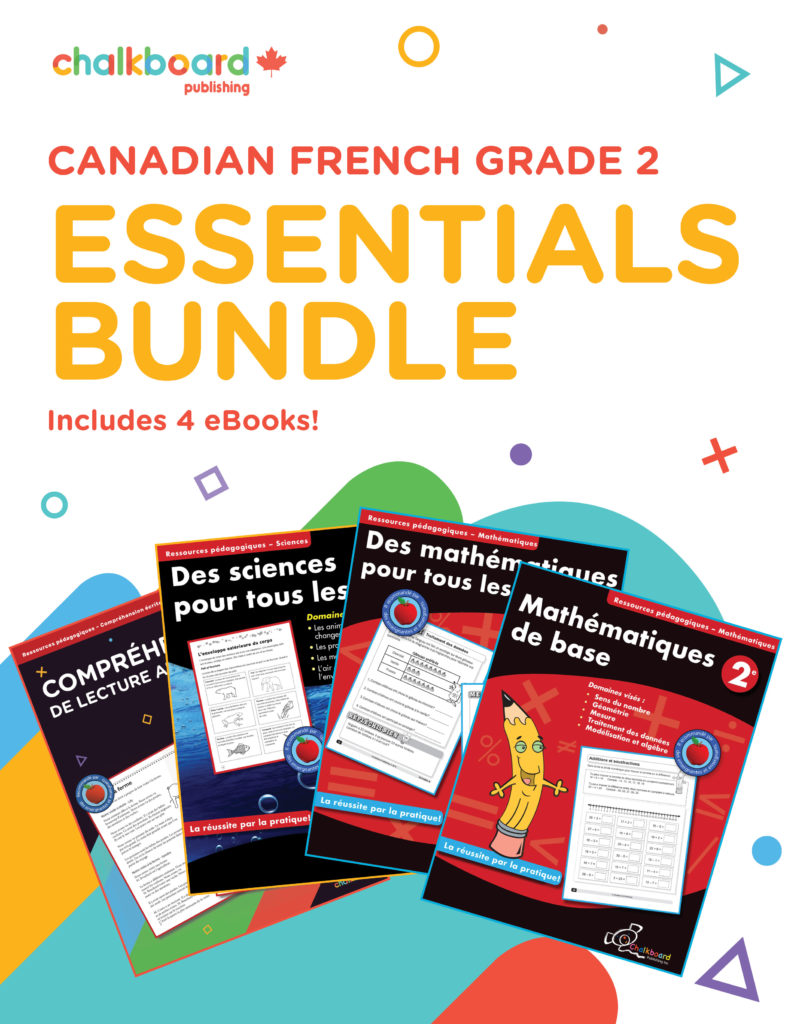 Canadian French Grade 2 - Essentials Bundle - Chalkboard Publishing