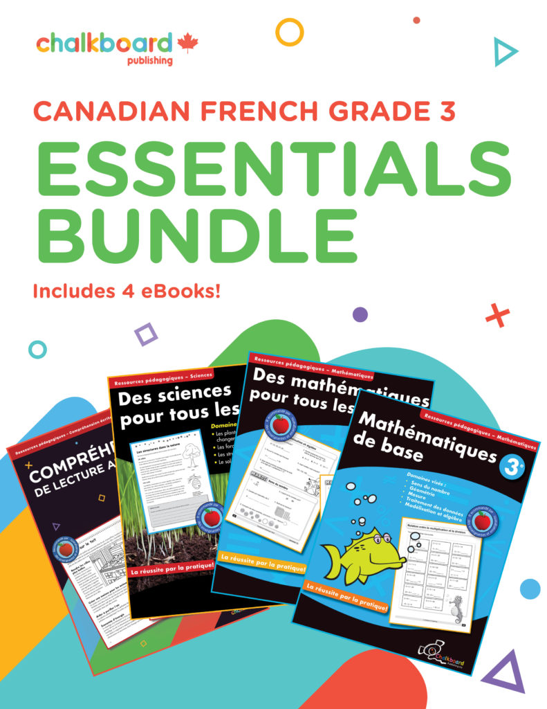 Canadian French Grade 3 - Essentials Bundle - Chalkboard Publishing