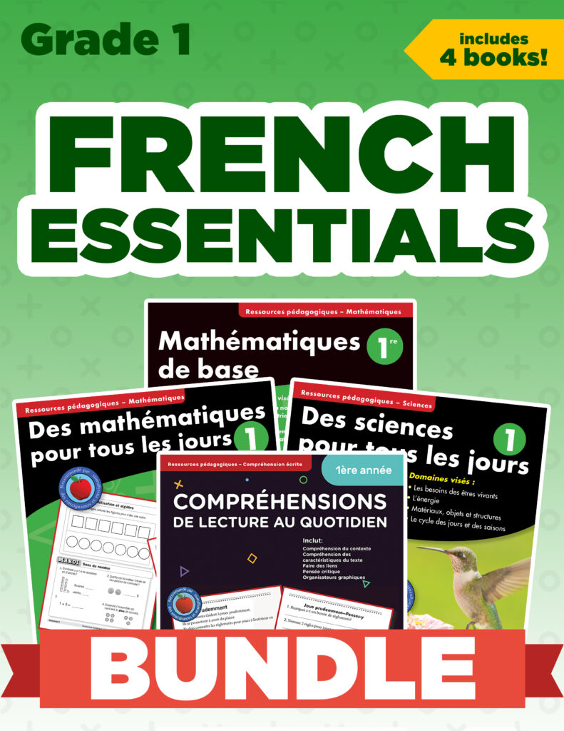 Canadian French Grade 1 - Essentials Bundle - Chalkboard Publishing