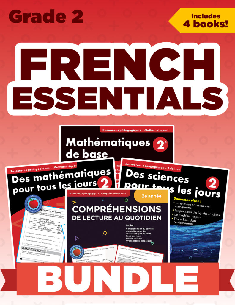 Canadian French Grade 2 - Essentials Bundle - Chalkboard Publishing