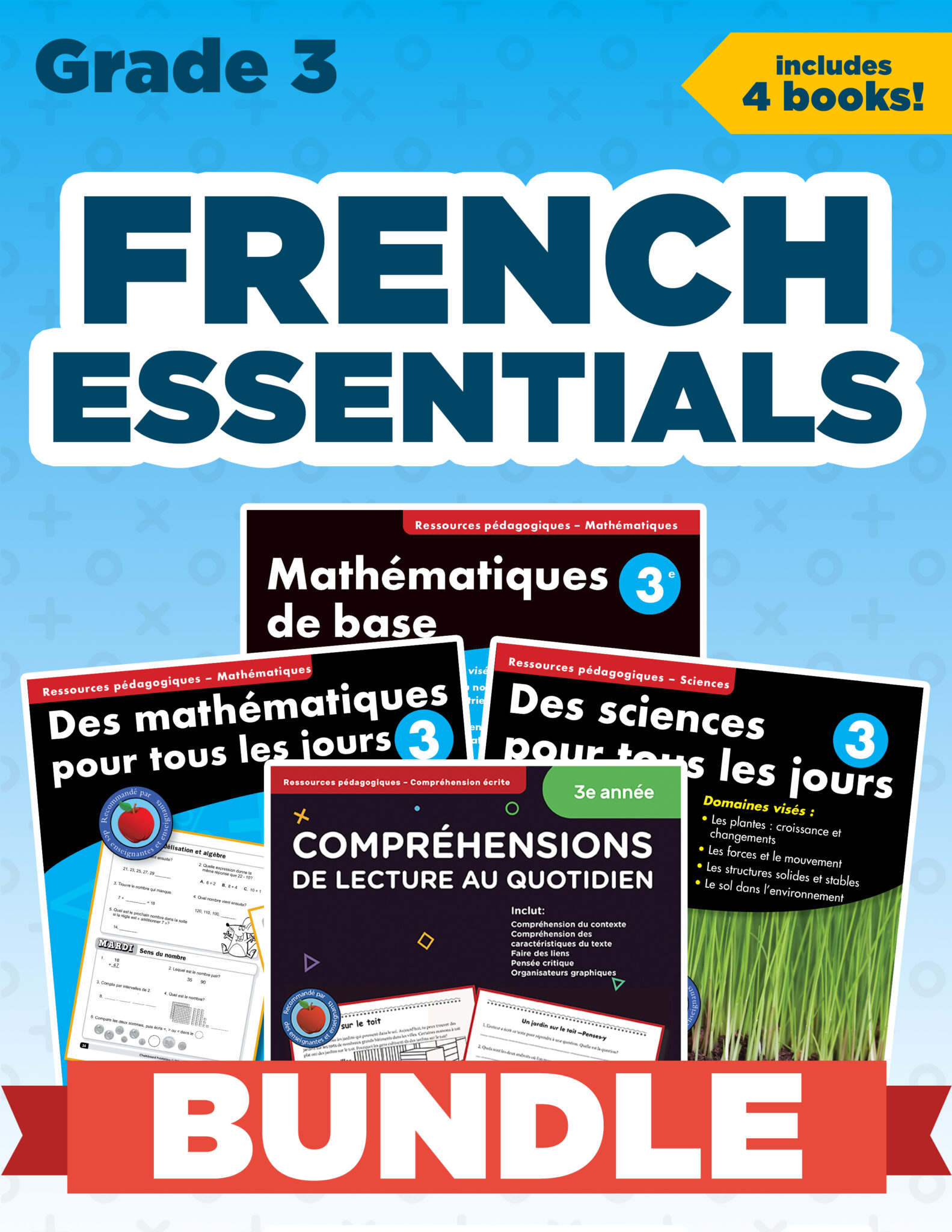 Canadian French Grade 3 - Essentials Bundle - Chalkboard Publishing