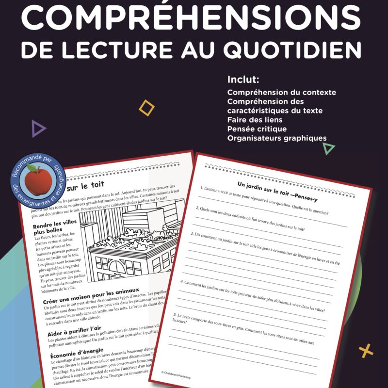 Canadian French Daily Reading Comprehension Grade 3 - eBook ...