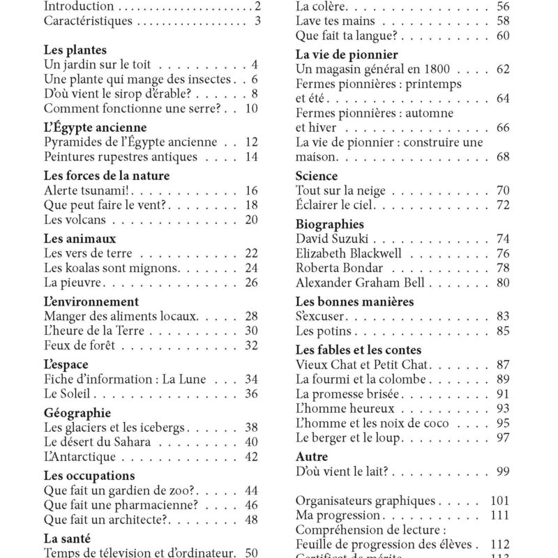 Canadian French Daily Reading Comprehension Grade 3 - eBook ...