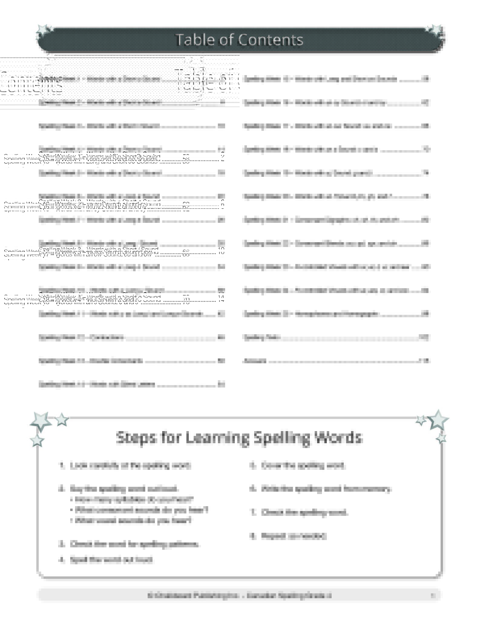 Canadian Spelling Grade 4 Workbook