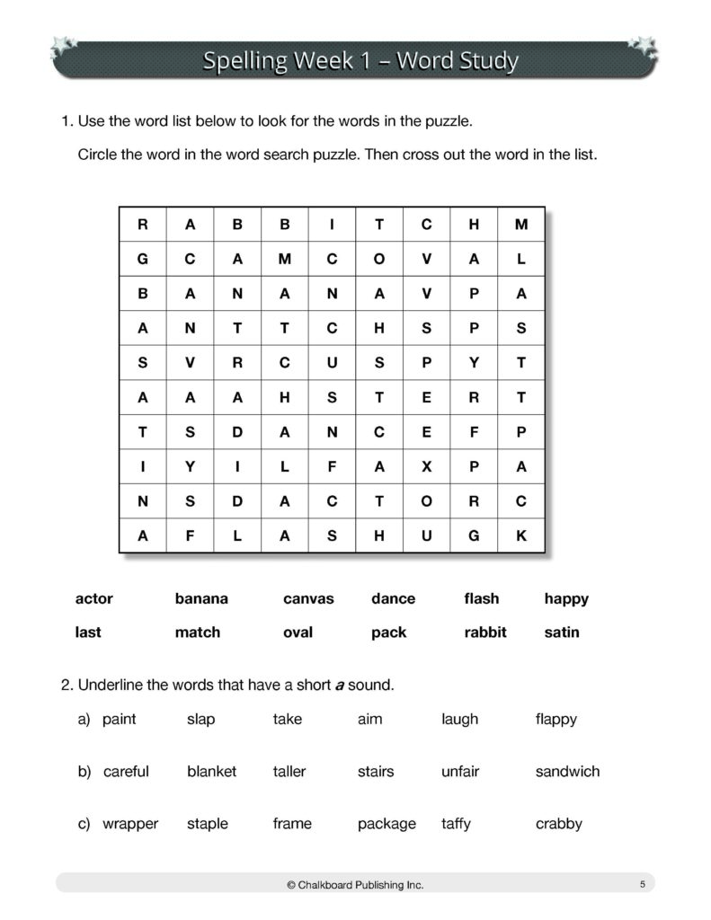 Canadian Spelling Grade 4 - eBook - Chalkboard Publishing