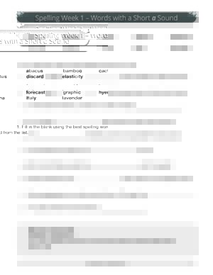 Canadian Spelling Grade 5 Workbook