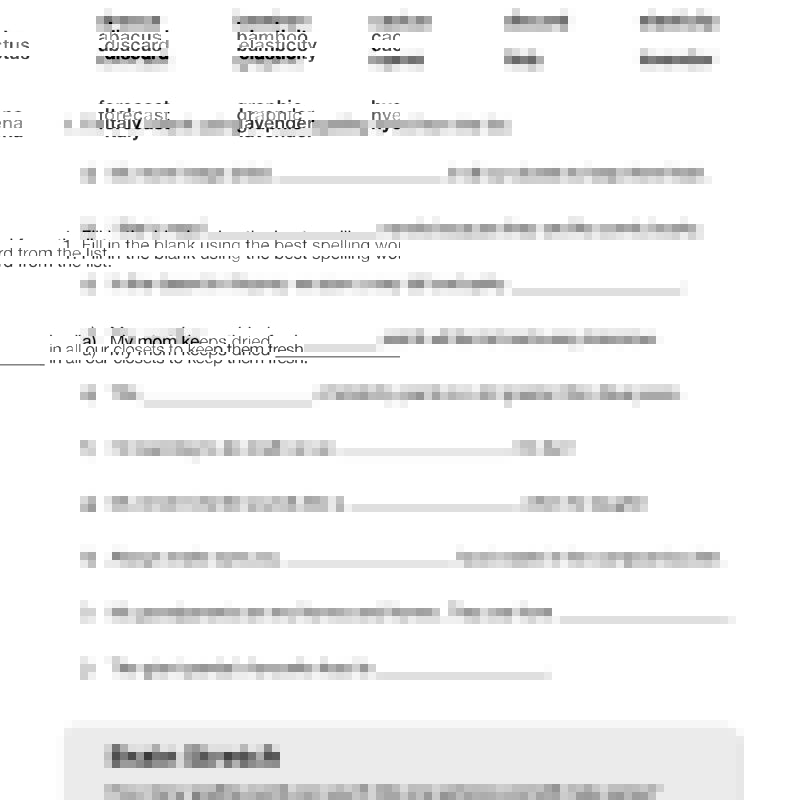 Canadian Spelling Grade 5 Workbook