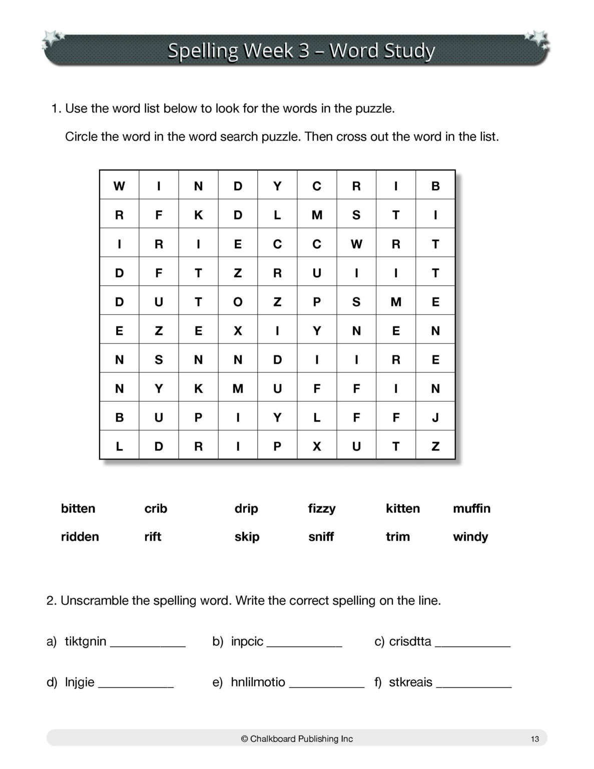 Canadian Spelling Grade 5 Workbook