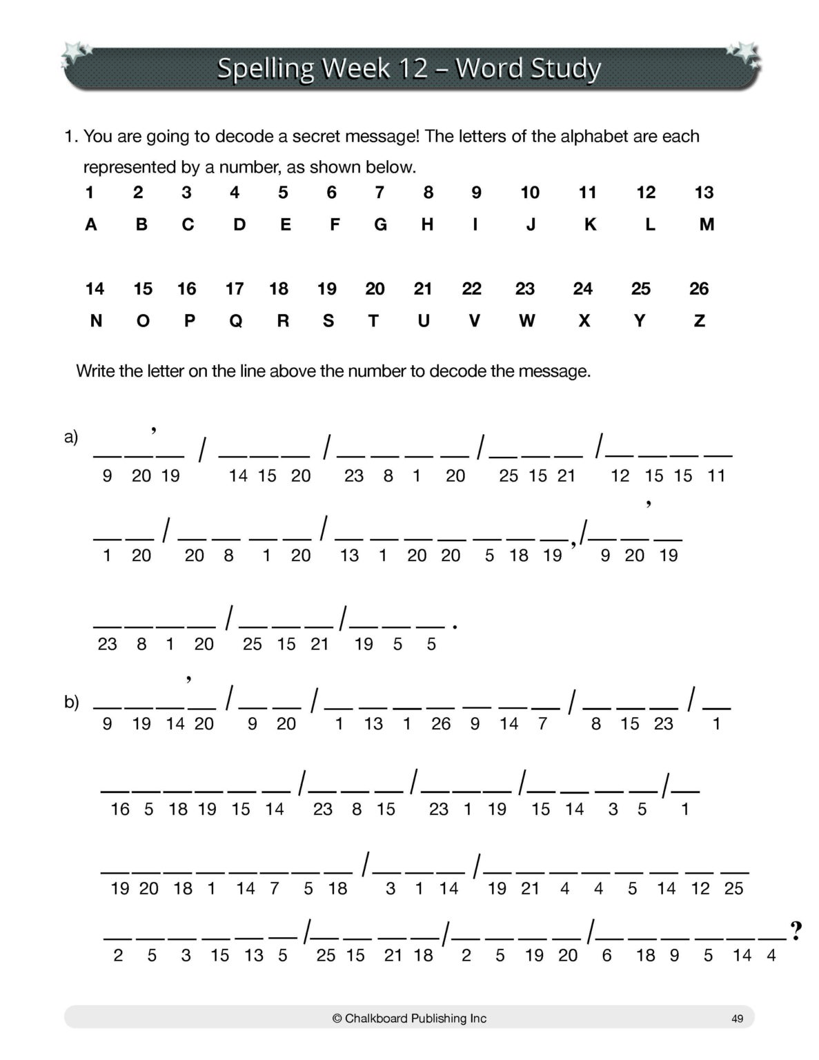 Canadian Spelling Grade 5 Workbook