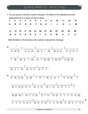 Canadian Spelling Grade 5 Workbook