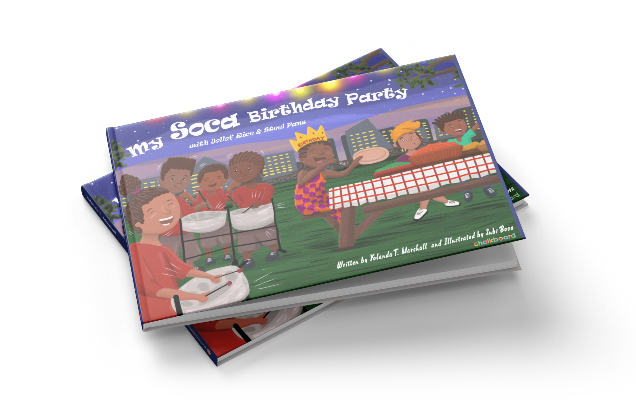 My Soca Birthday Party | Award-Winning Chalkboard D.E.A.R. Title