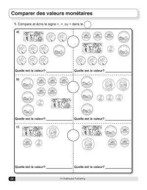 Canadian French Math Basics Grade 4 - eBook - Chalkboard Publishing