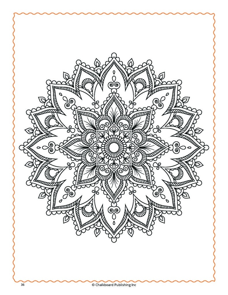 Canadian Creative Colouring: Mandalas - eBook - Chalkboard Publishing